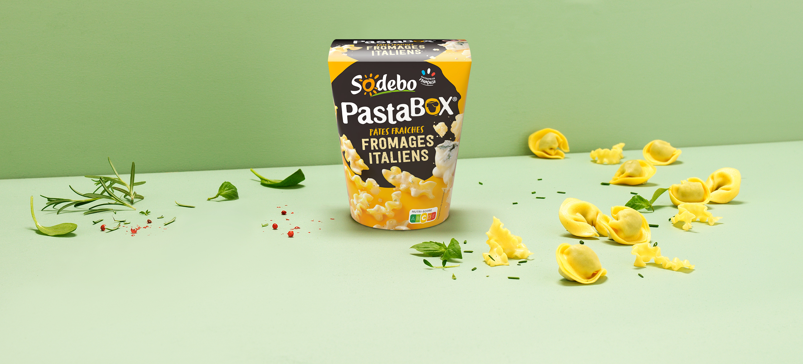 PastaBOX aux fromages italiens à réchauffer au micro-ondes | Sodebo