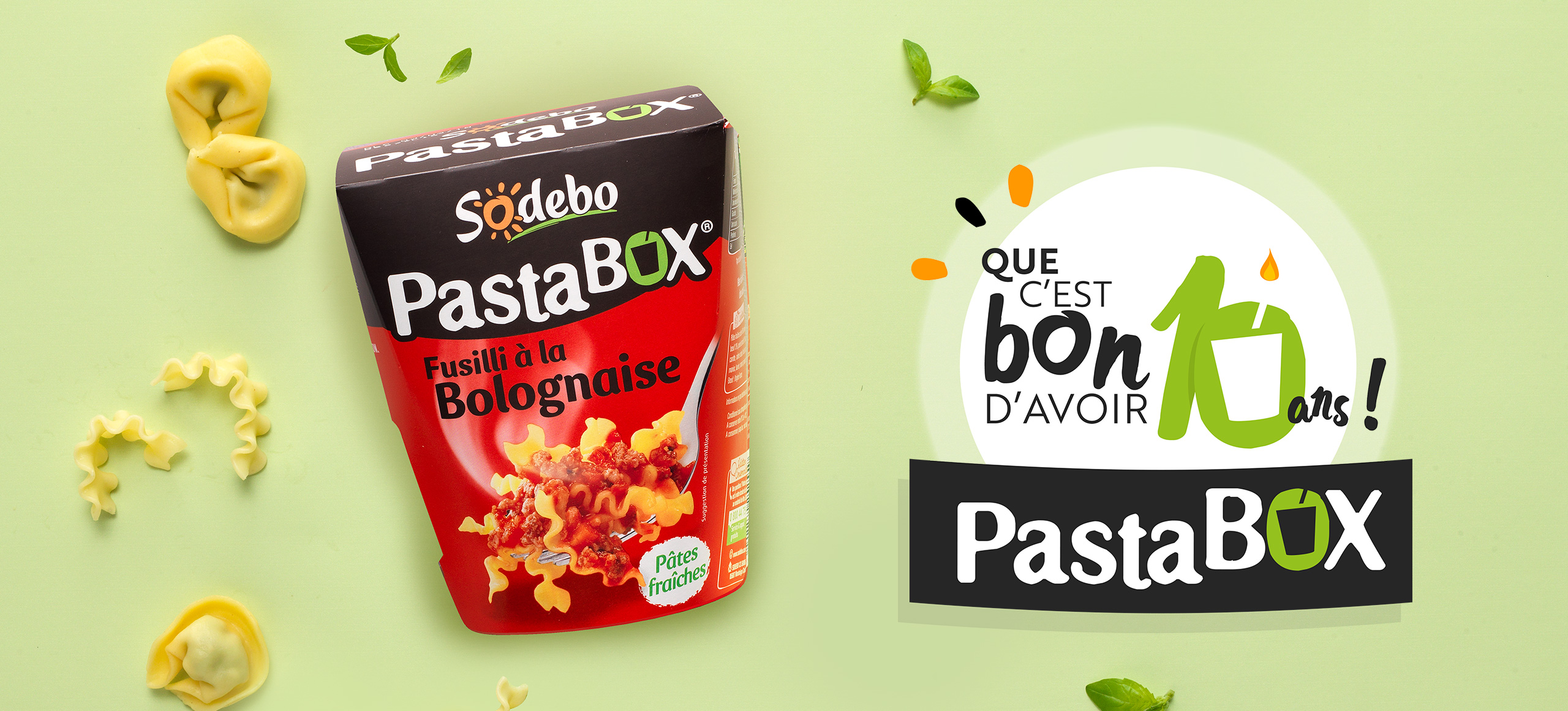 Pastabox : que c’est bon d’avoir 10 ans ! - Sodebo