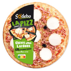 Pizzas Sodebo au rayon frais : pizza Crust, Dolce pizza, l'Ovale ...