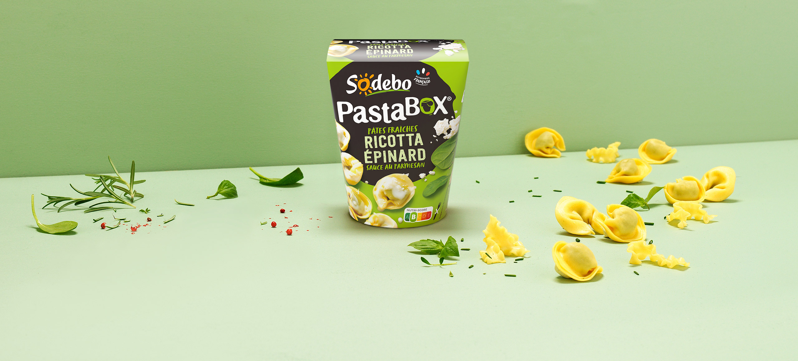 PastaBOX ricotta et épinards - Tortellini ricotta épinards à réchauffer ...