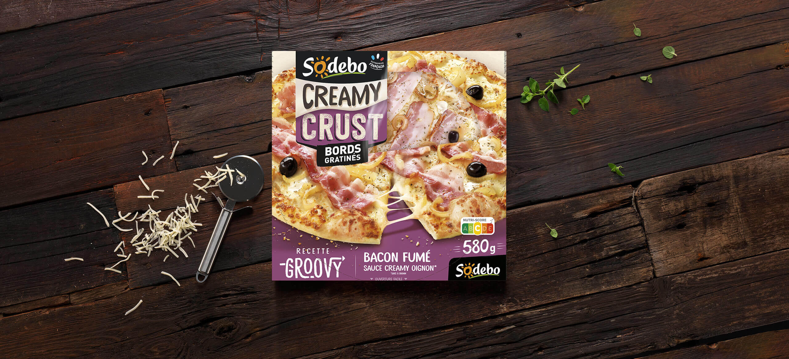 Pizza Crust - Pizzas à pâte moelleuse au cœur | Sodebo