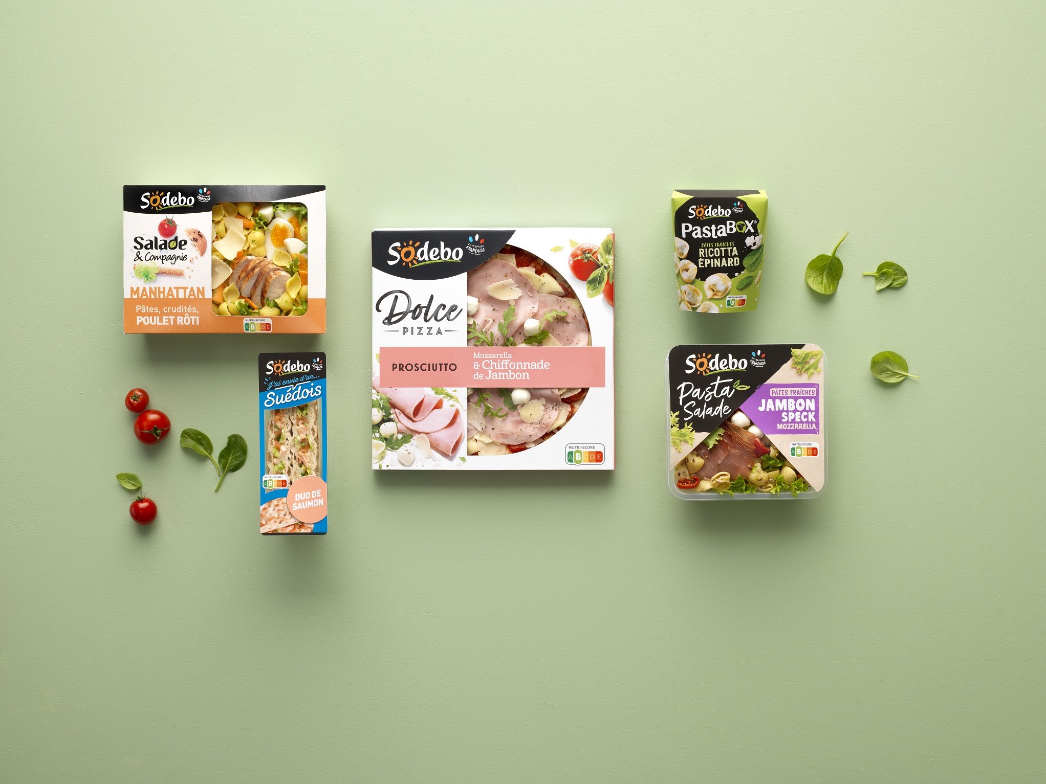 Les produits frais Sodebo : box, pâtes, salades et pizzas au rayon frais