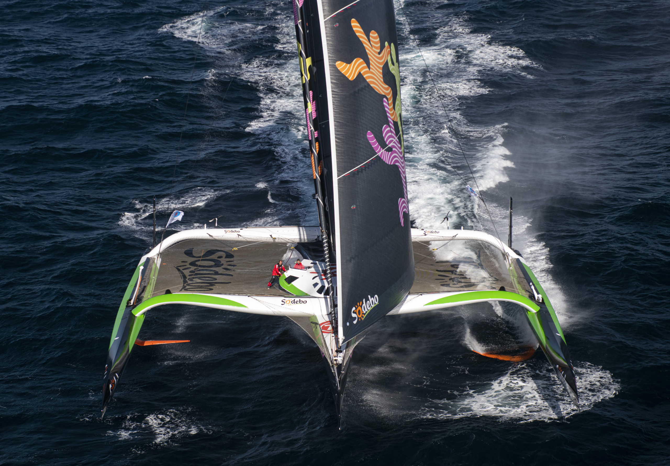 Sodebo Ultim 3 au départ de l'ArMen Race ! - Sodebo