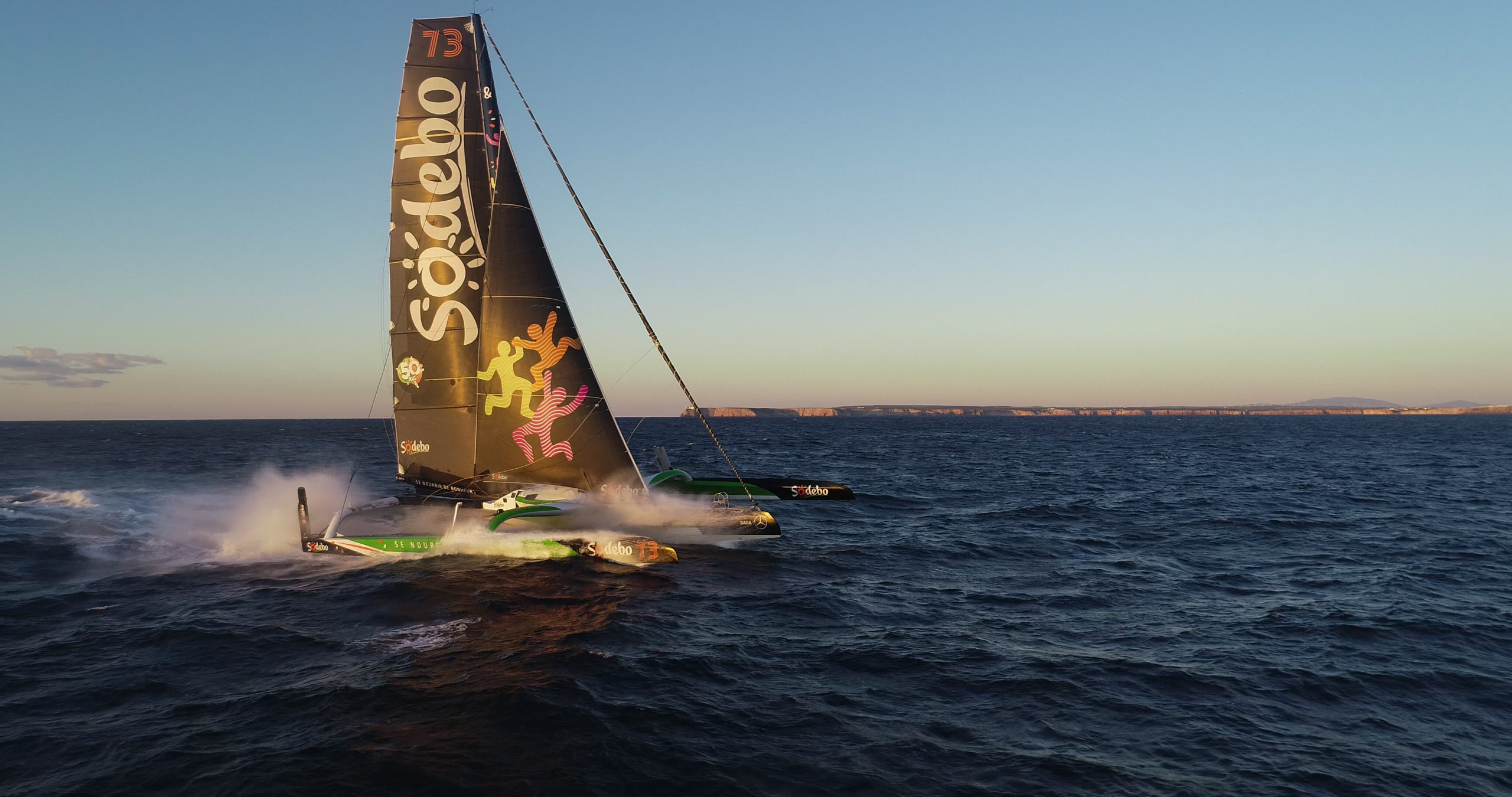 Route de la Découverte : Top départ pour Sodebo Ultim 3 ! - Sodebo