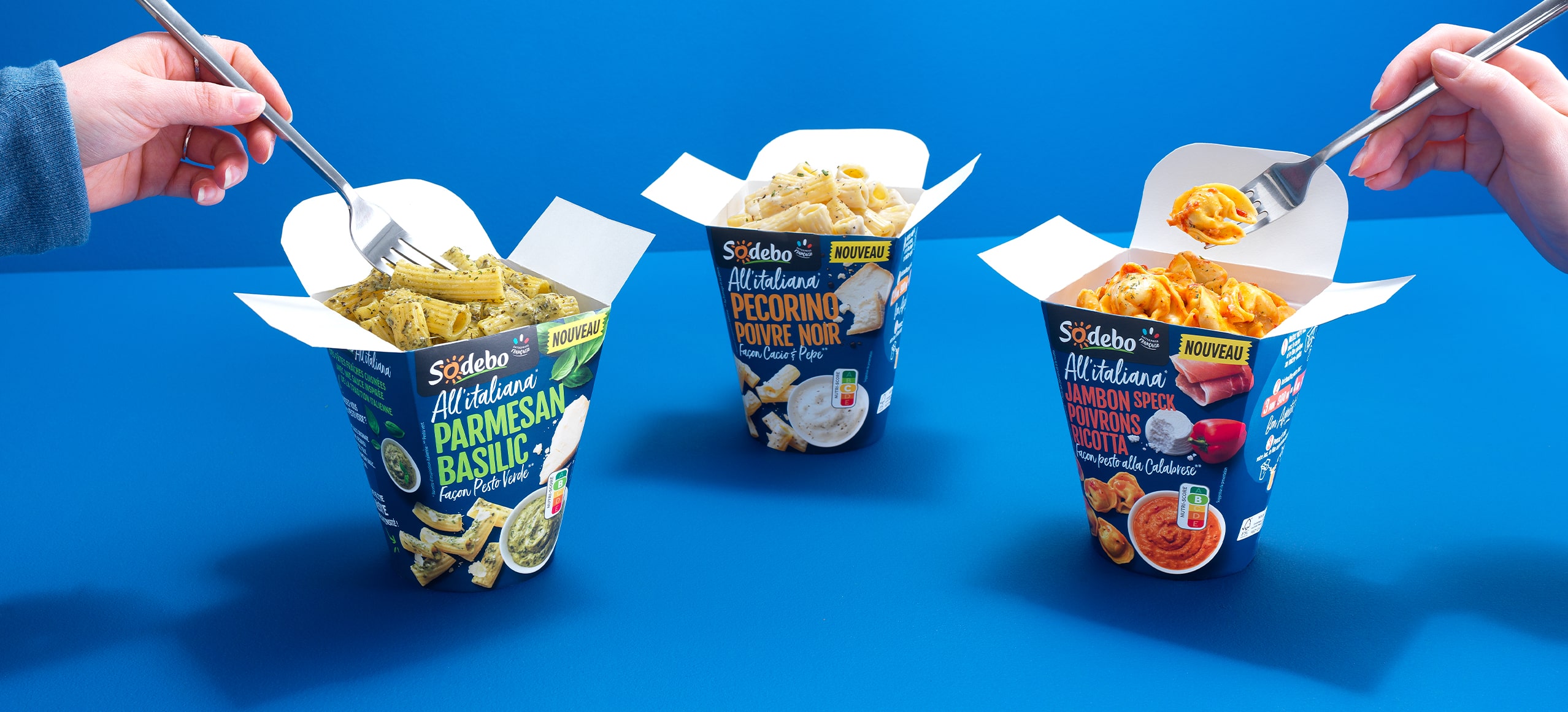 Nouvelles Box de pâtes al dente | All'italiana Sodebo